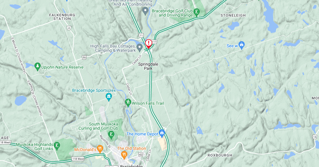 Highway 11 north lane reopens north of Bracebridge