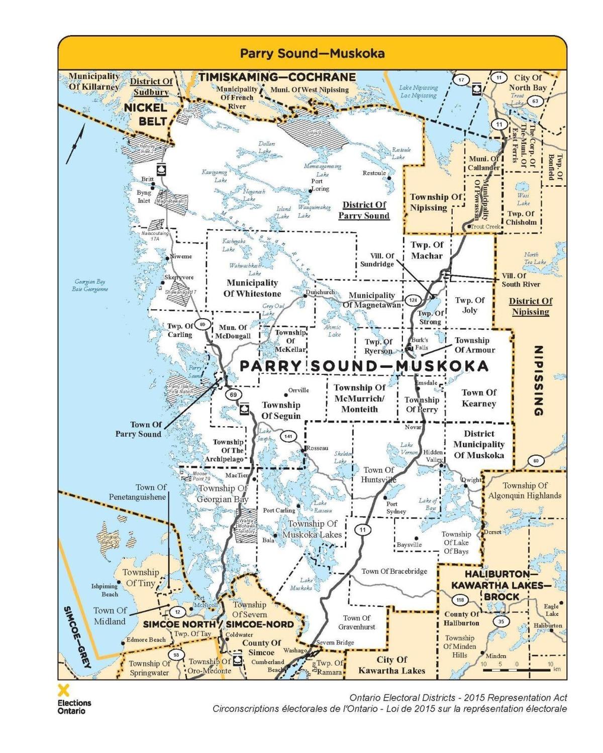 Parry Sound–Muskoka 2025 provincial election information
