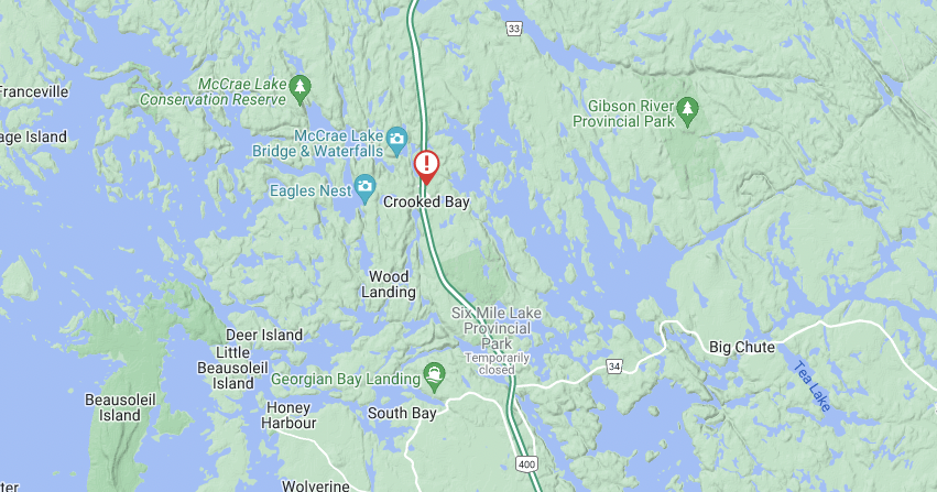 Highway 400 north in Georgian Bay township reopens in Crooked Bay area