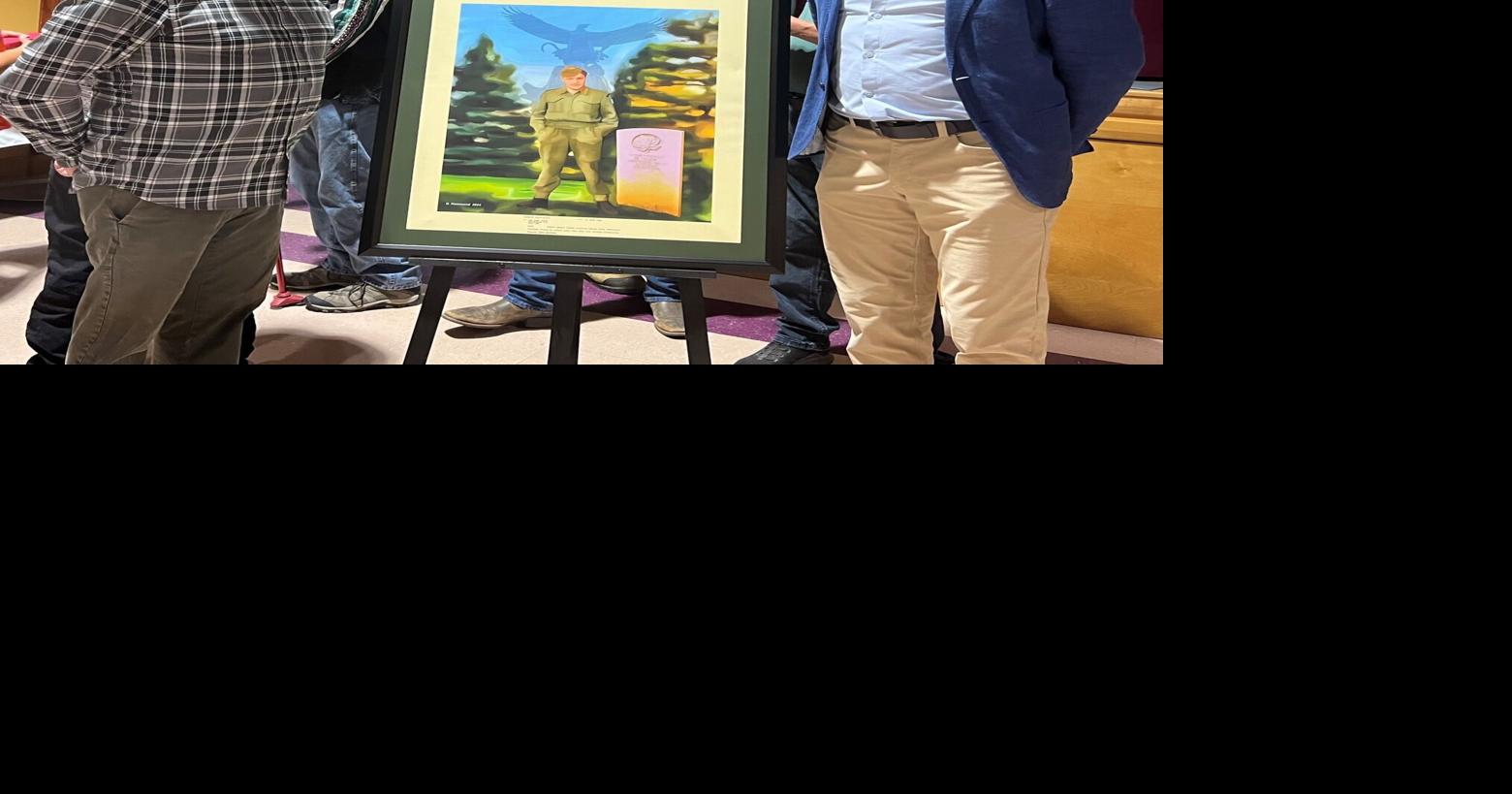 Artist honours memory of Wahta First Nation war hero