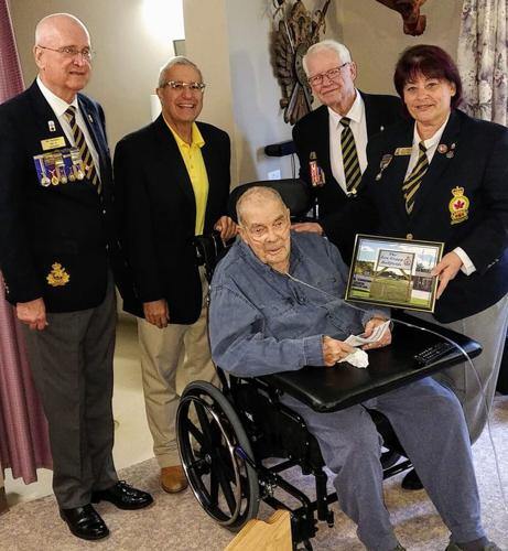 97-year-old veteran honoured at Callander Legion