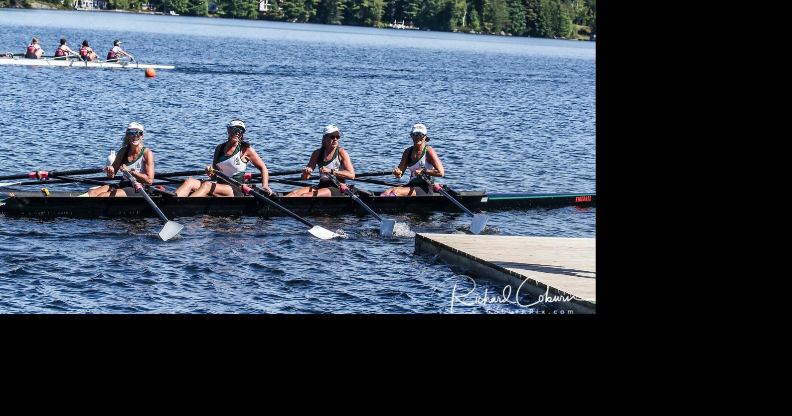 Rowing teams compete on Gull Lake for the Muskoka Fall Classic
