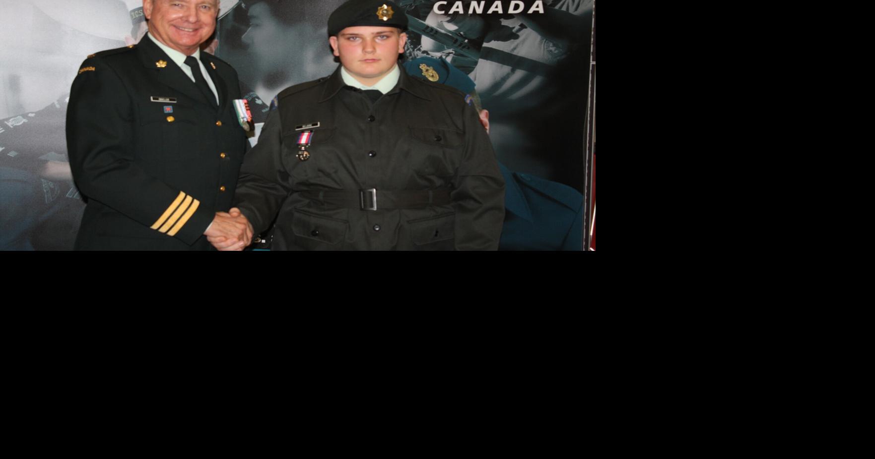 Local cadet receives award of bravery