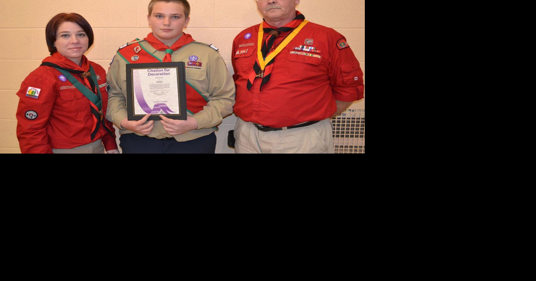 Former Muskoka Scout honoured for brave rescue