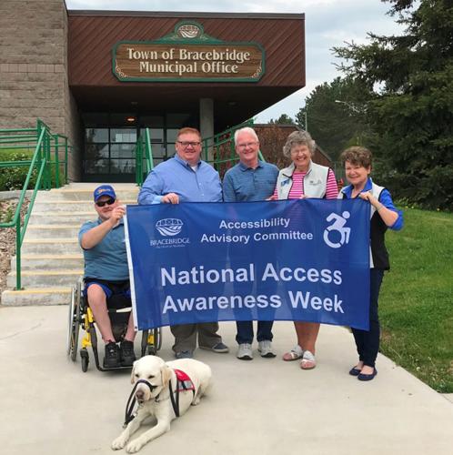 Access awareness flag rises to bring down barriers in Bracebridge