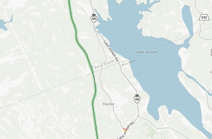 Hwy 612 CNR rail crossing, MacTier, reopened in both directions