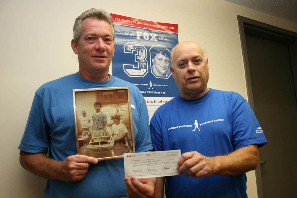 Inmates kick-start Terry Fox fundraising