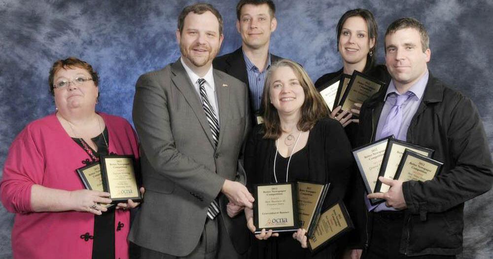 Local news team honoured at OCNA awards gala