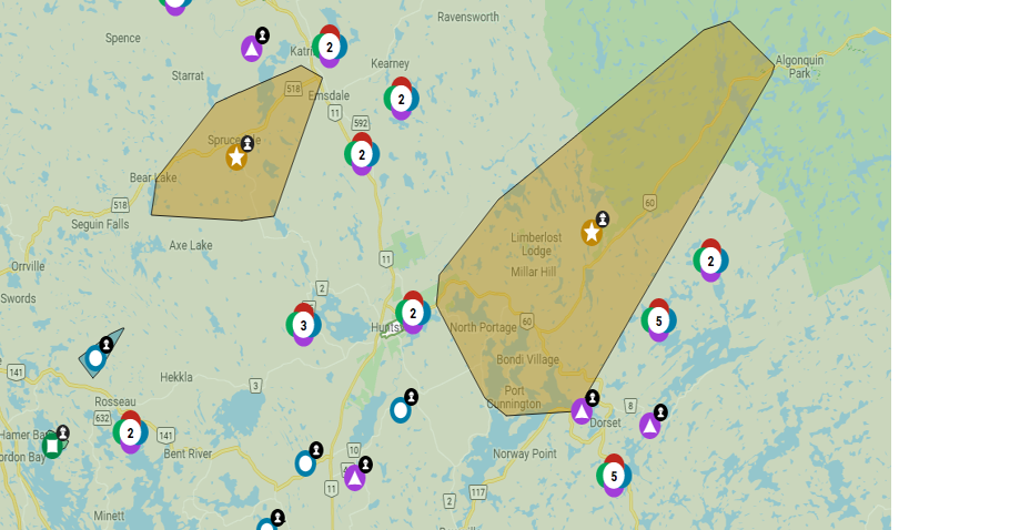 Muskoka hit with scattered power outages on Friday, Nov. 1