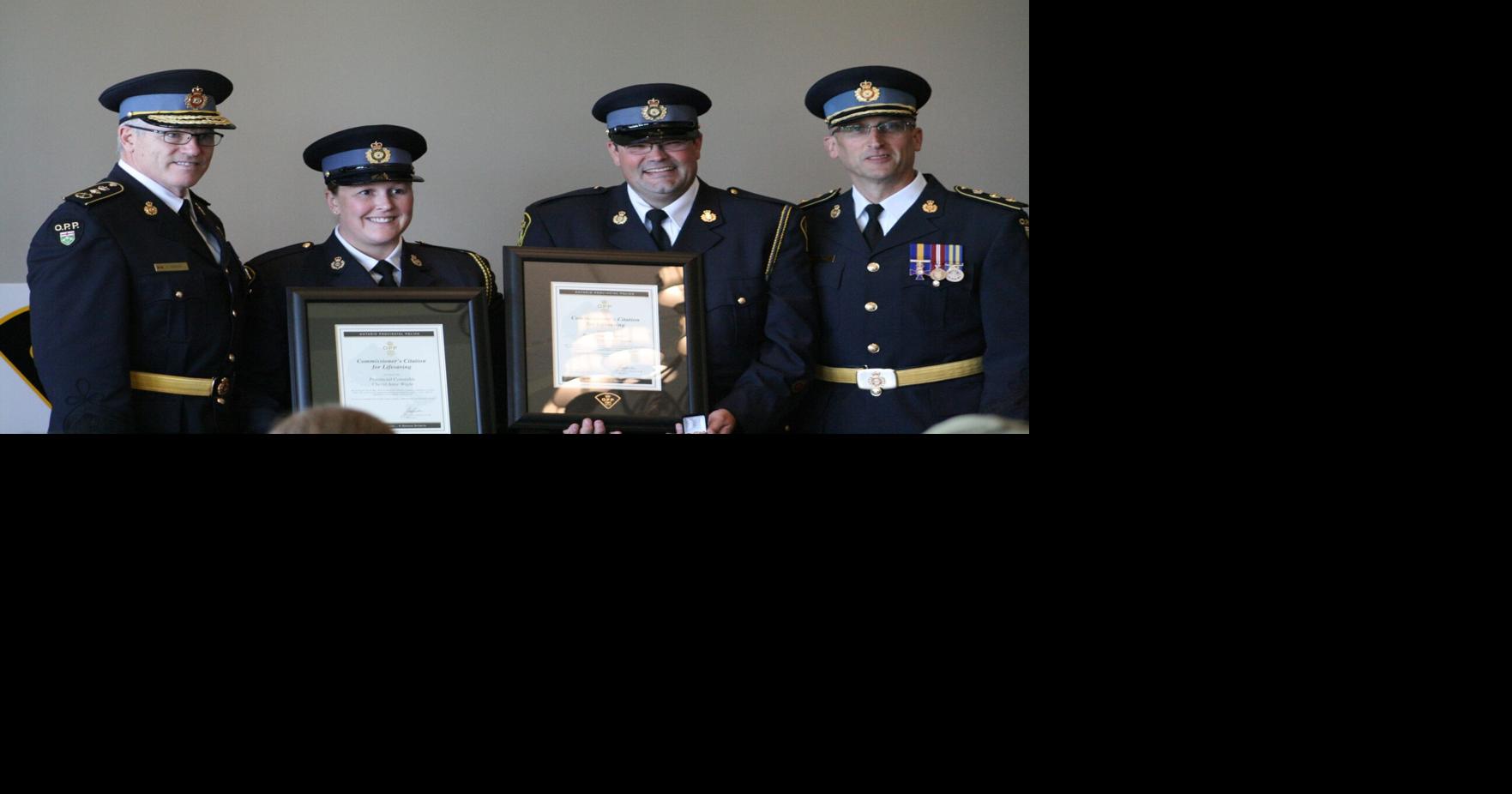 Local officers receive awards at OPP awards ceremony