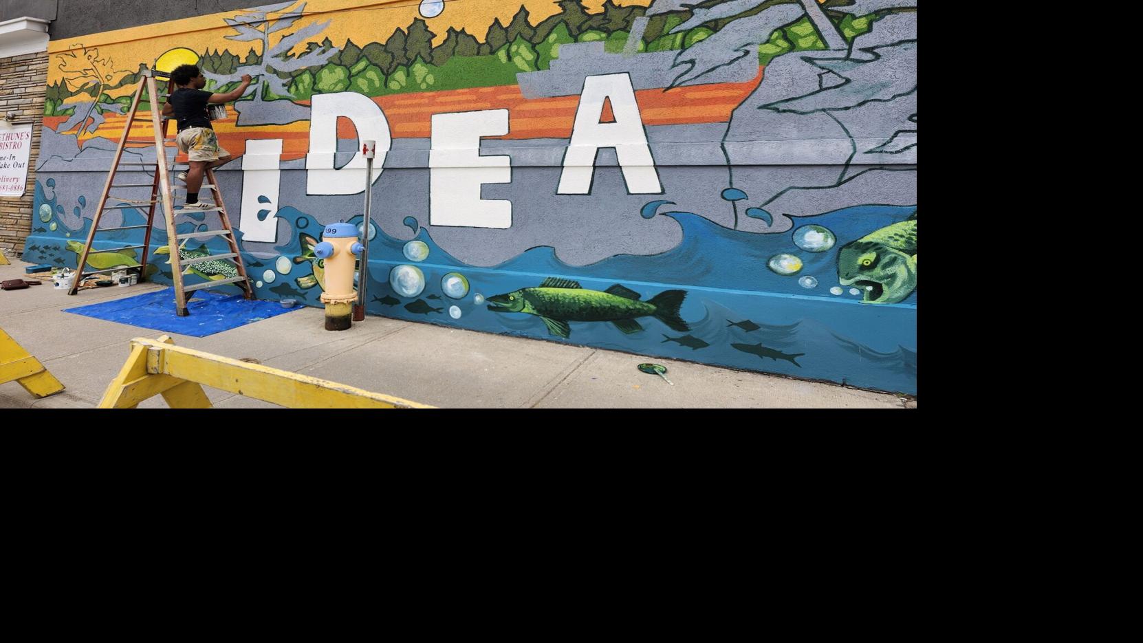 Gravenhurst mural designed to inspire others almost done