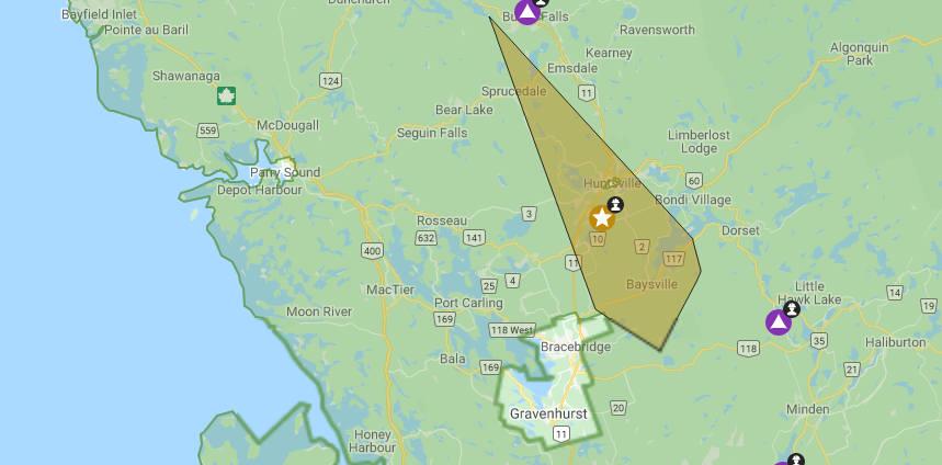 UPDATE: Service restored after pole fire leaves some Bracebridge ...