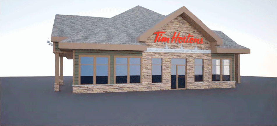Tim Hortons plans new location as part of new complex in town