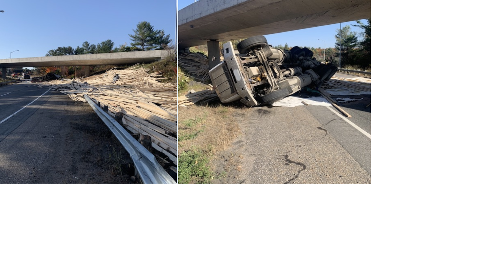 UPDATE: HWY 11 reopened after daylong closure after lumber truck ...