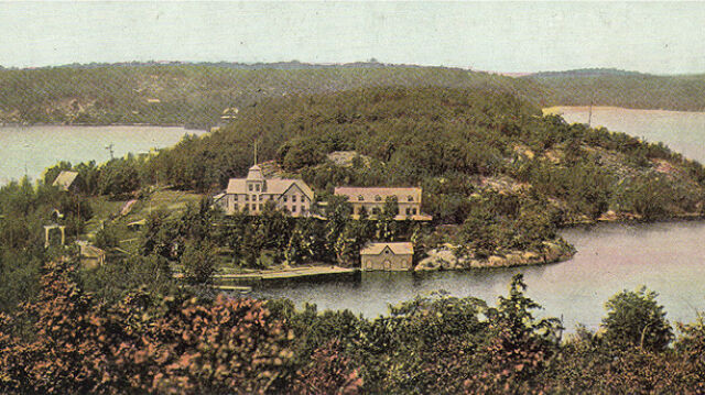 ‘Prospect House’ aptly named... until fire consumed the Port Sandfield ...