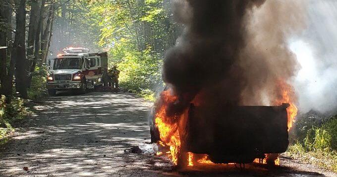 Truck fire drew fire crews in Muskoka Lakes township