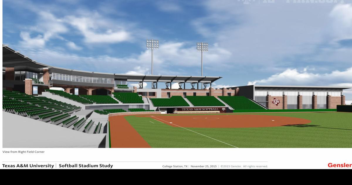 New Texas A&M softball and track stadium renderings | News ...