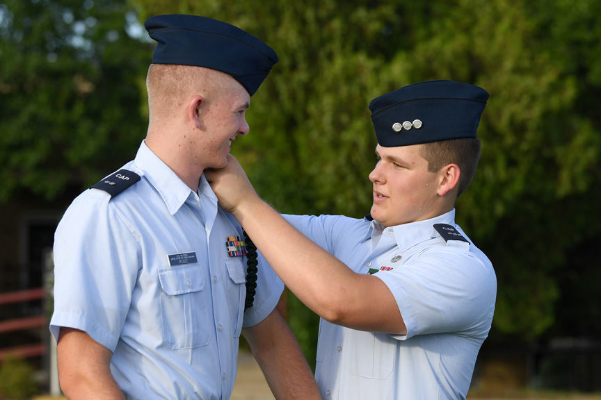 Aggie-to-be hands off leadership of Civil Air Patrol’s Squadron TX-041 | Texas A&M News ...