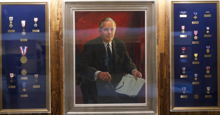 April 14: James Earl Rudder's military medals find home in Rudder Tower ...