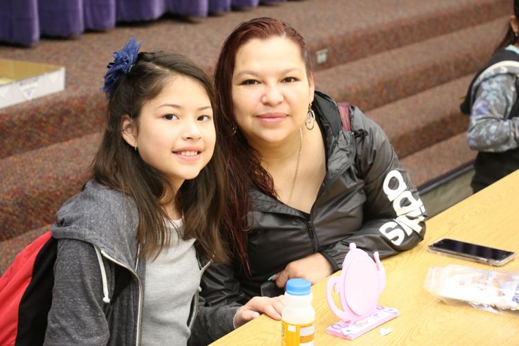 Corps cadets stand in at 'Memories with Mom' at Navarro Elementary ...