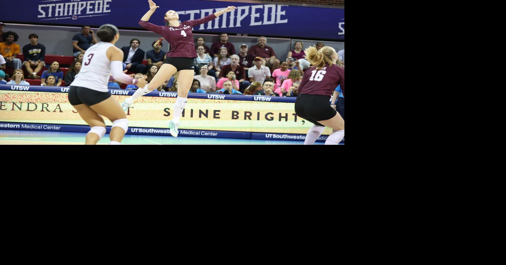 Texas A&M volleyball swept at SMU | Volleyball | myaggienation.com