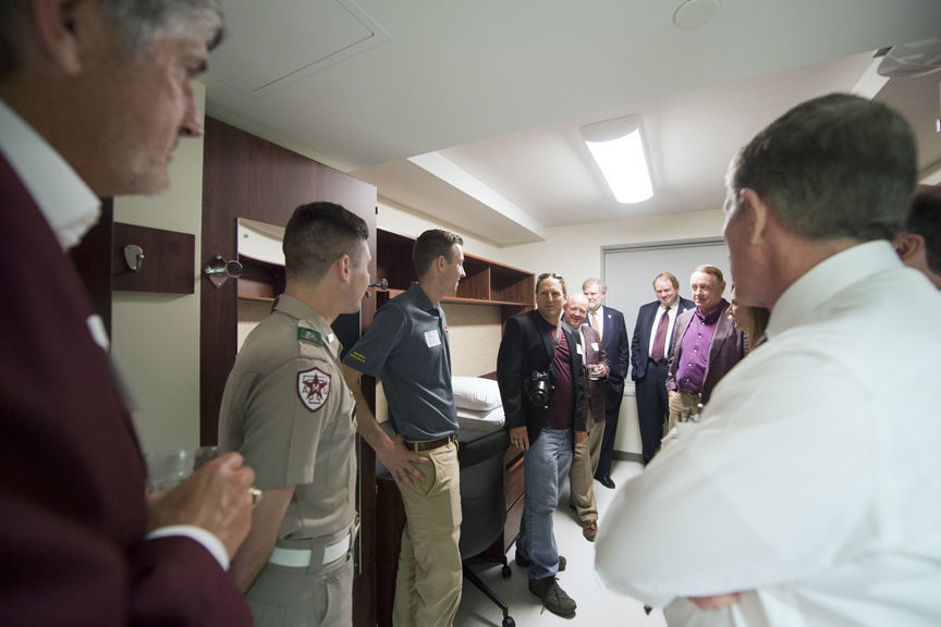 Texas A&M officials unveil renovated Corps of Cadets quarters | Texas A ...