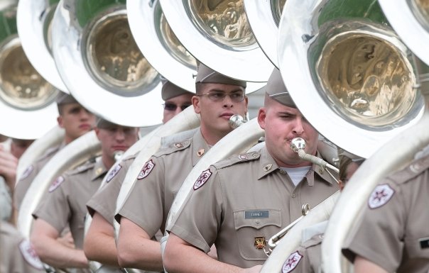 Sept. 17: The Aggie Band marched down Main Street in Disneyland | Today ...