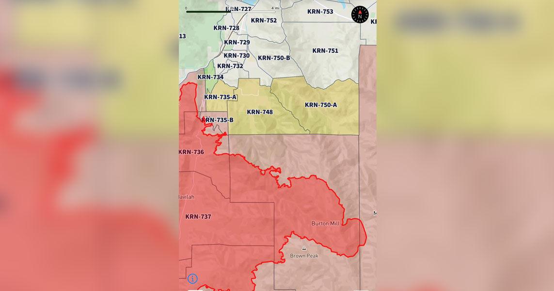 Evacuation orders updated for Borel Fire zones in California | Los ...