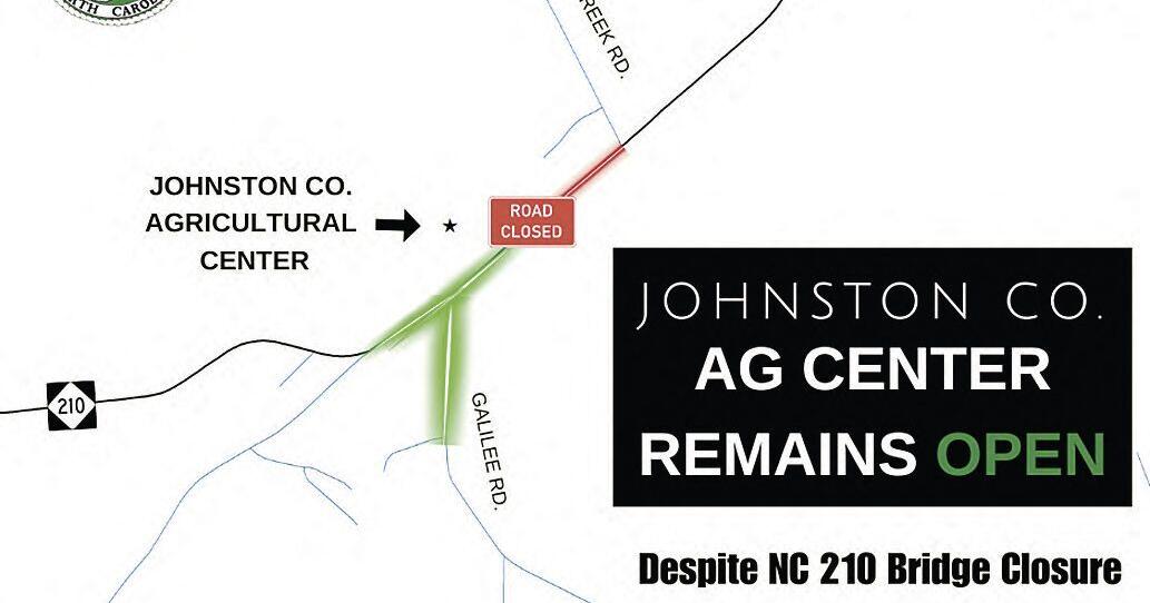 Johnston County Agricultural Center open during road closure | News ...