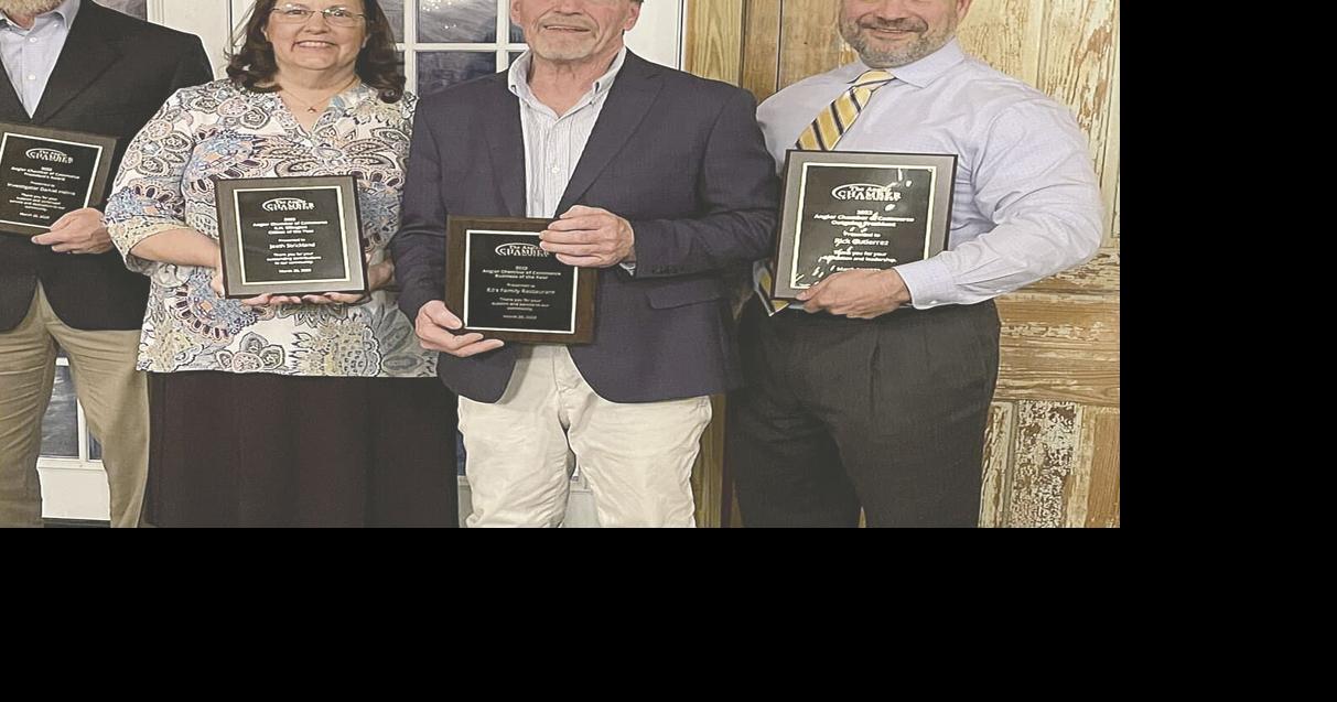 Chamber honors some of Angier’s finest | News | mydailyrecord.com