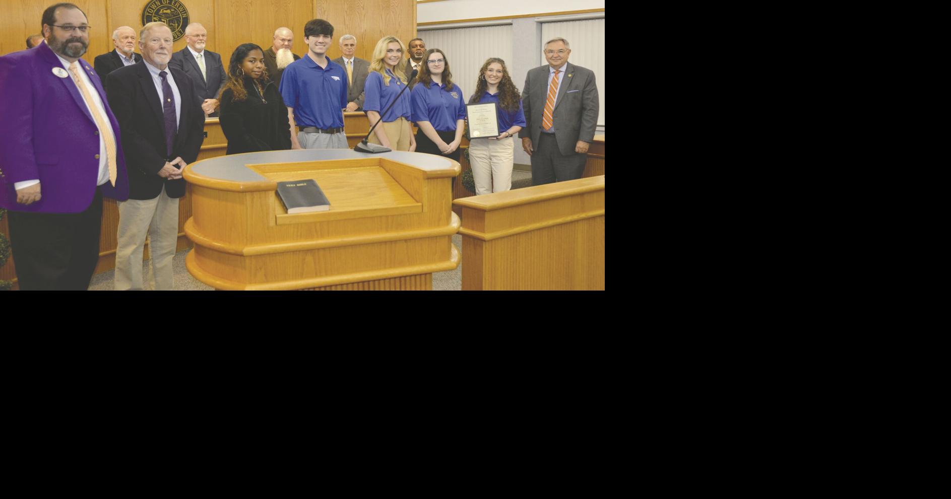State senator awards certificate to Triton Leos | Announcements ...