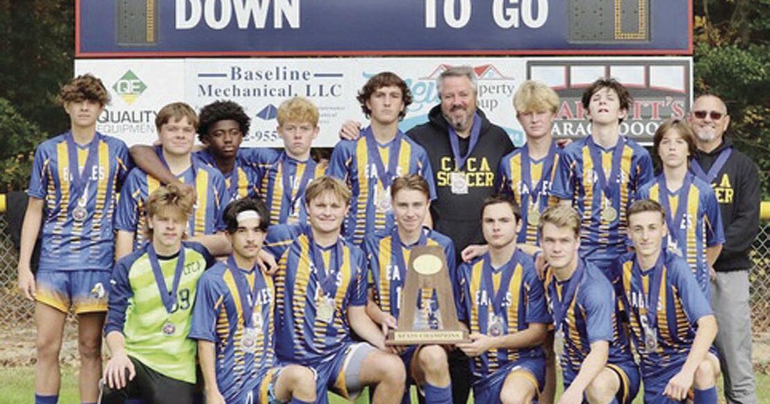 CFCA celebrates first boys soccer state title | High School ...