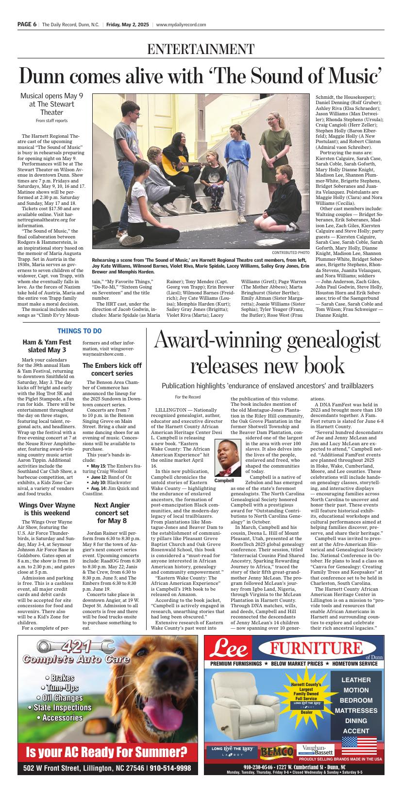 Page A006 | e-Edition | mydailyrecord.com