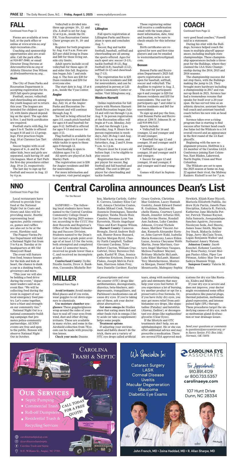 Page A012 | e-Edition | mydailyrecord.com