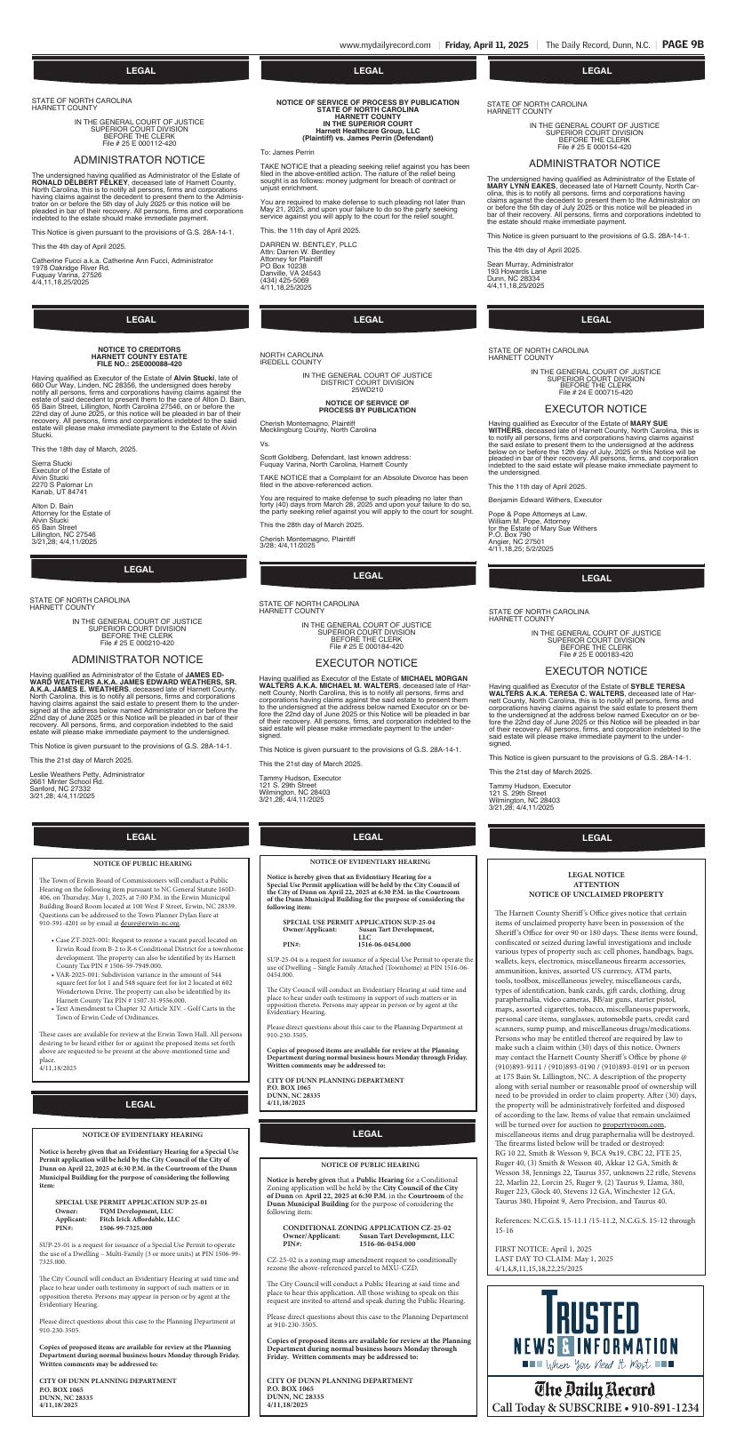 Page B009 | e-Edition | mydailyrecord.com