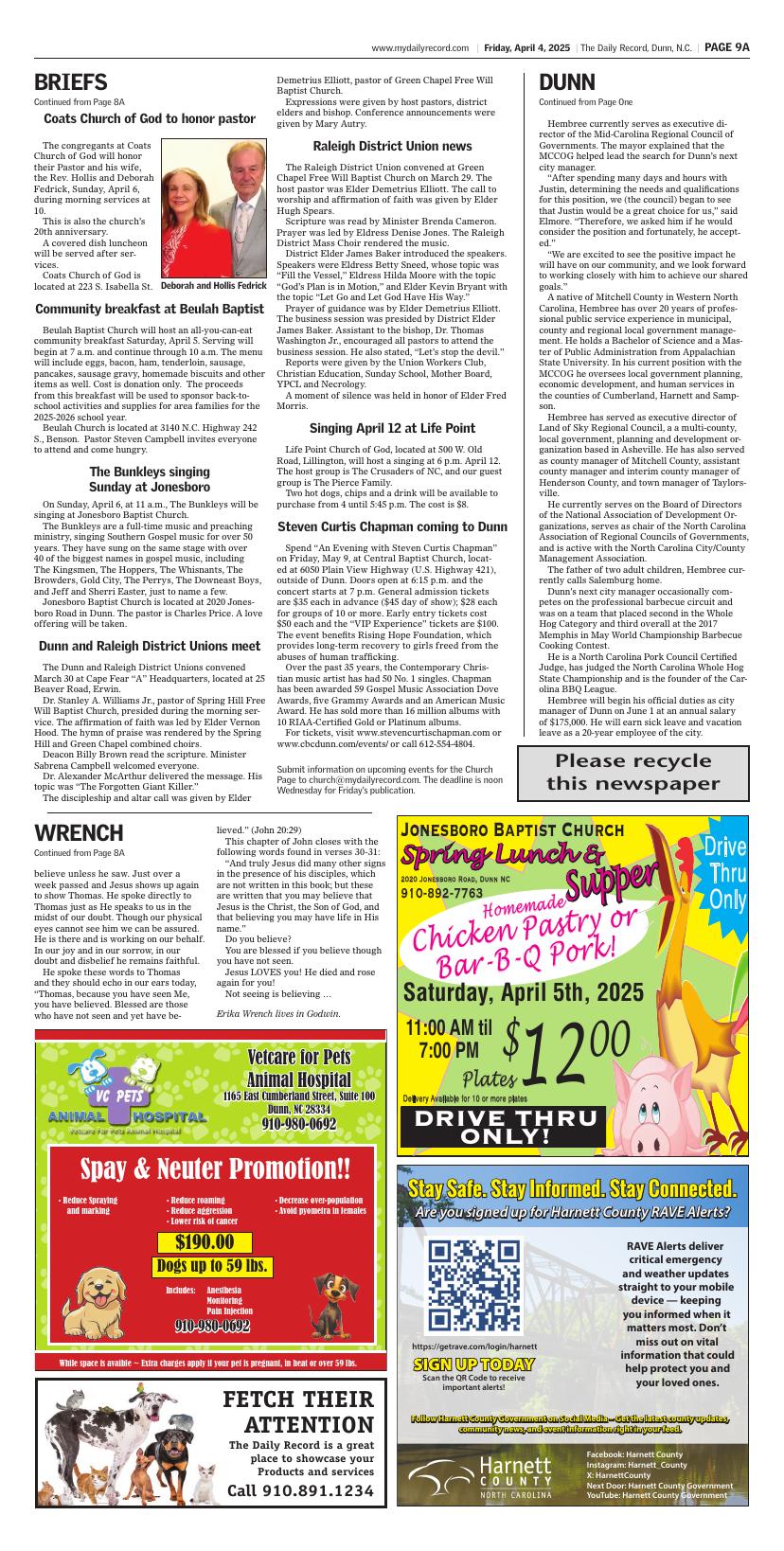 Page A009 | e-Edition | mydailyrecord.com