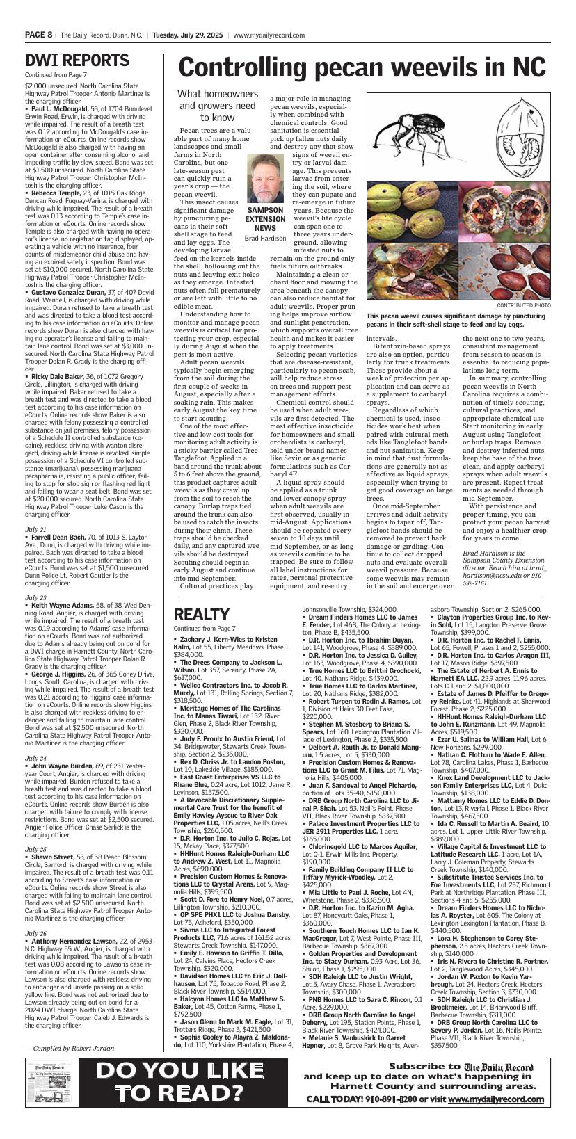 Page A008 | e-Edition | mydailyrecord.com