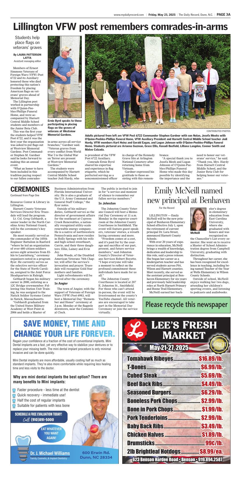 Page A003 | e-Edition | mydailyrecord.com