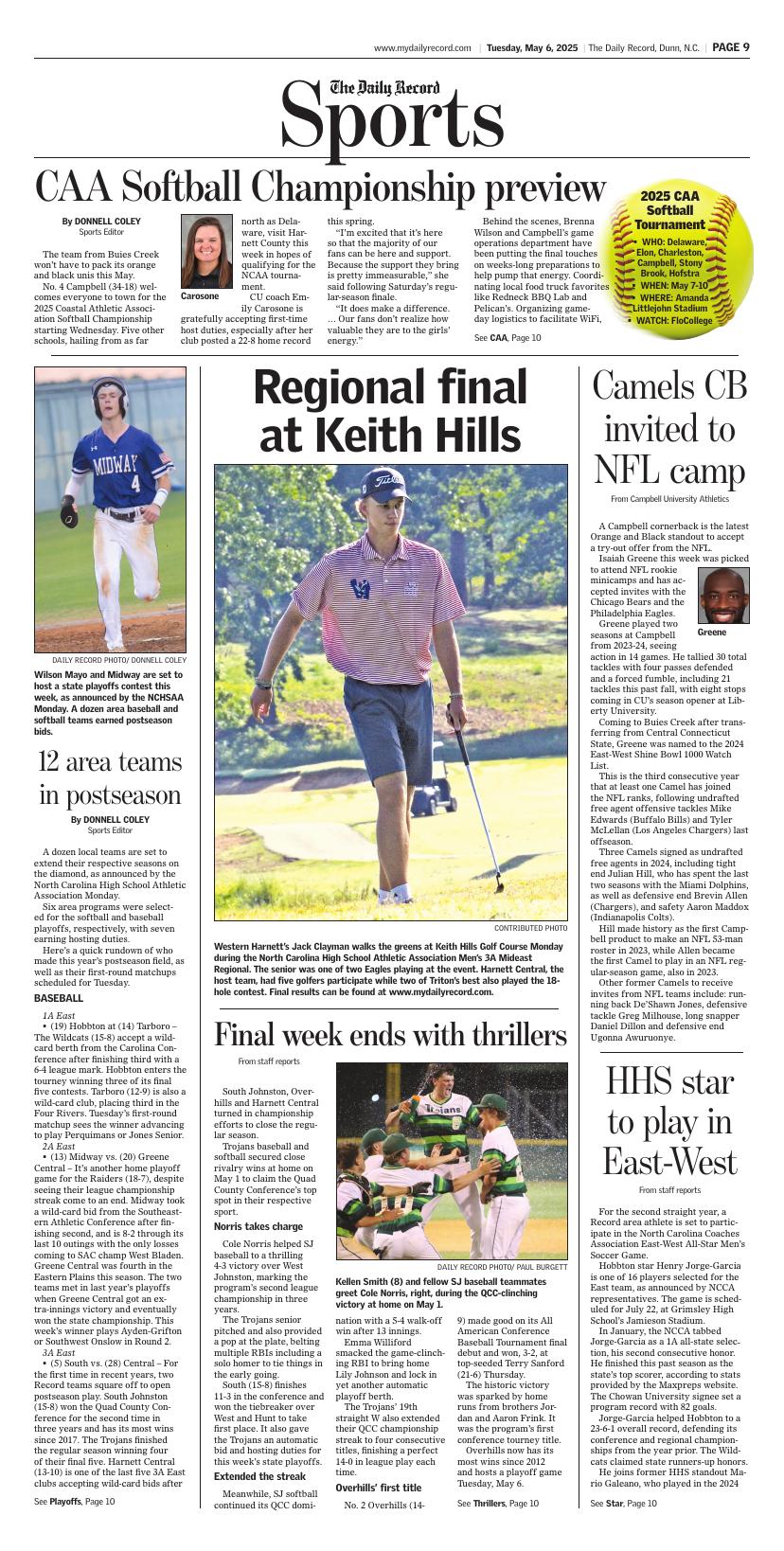 Page A009 | e-Edition | mydailyrecord.com