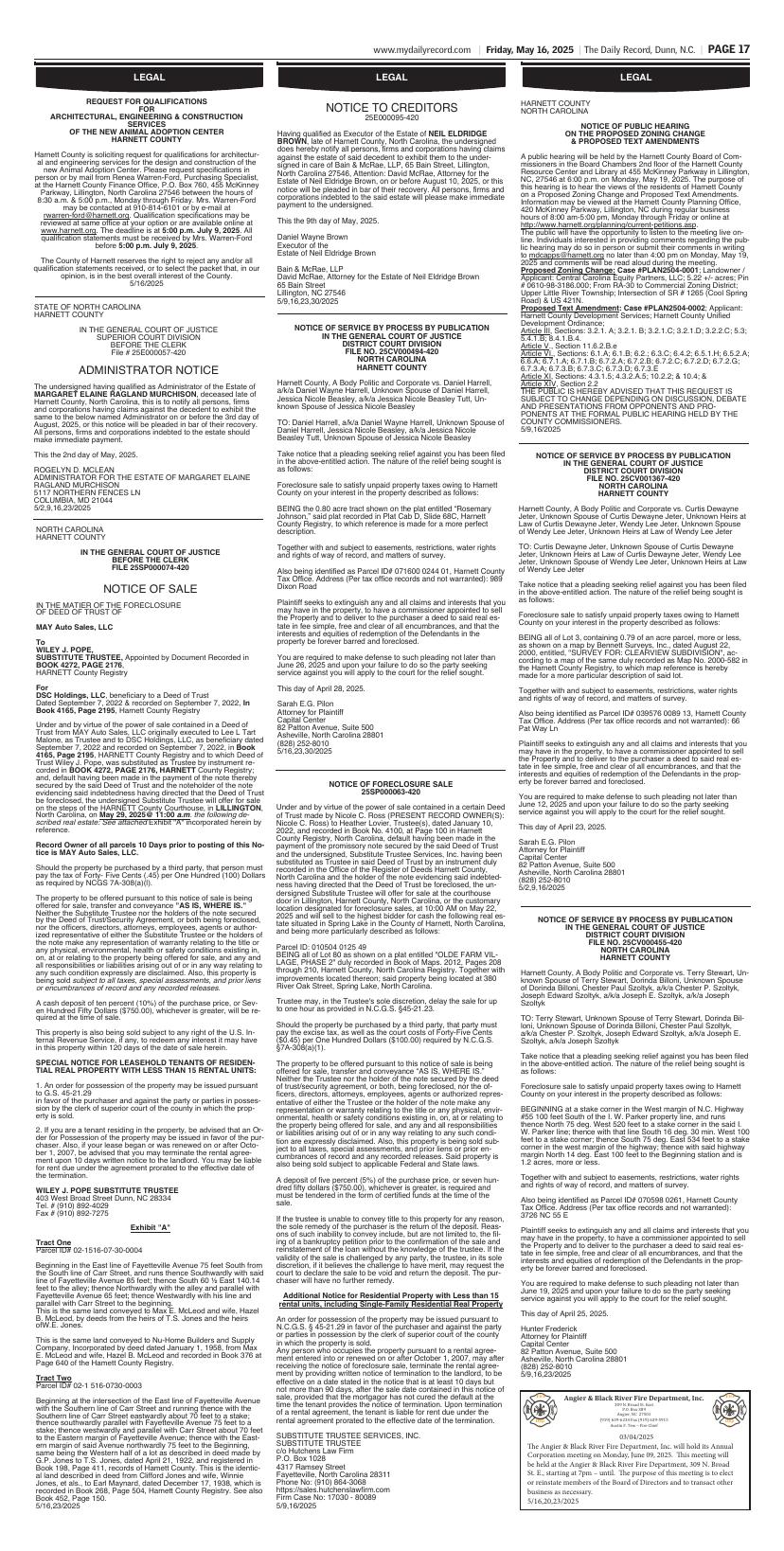 Page A017 | e-Edition | mydailyrecord.com