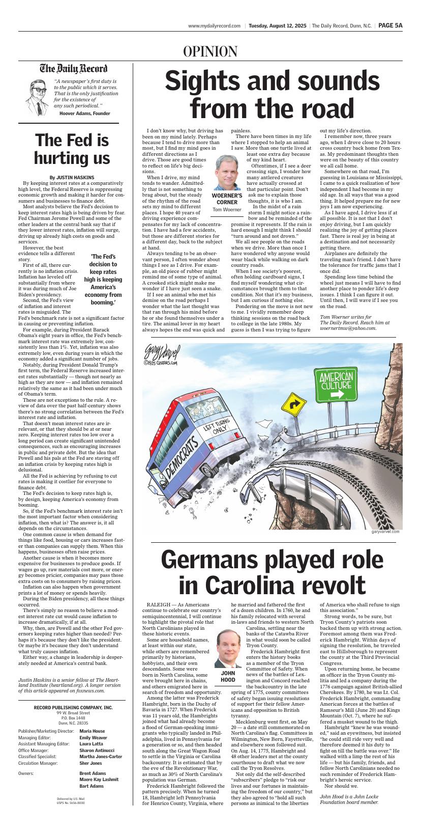 Page A005 | e-Edition | mydailyrecord.com