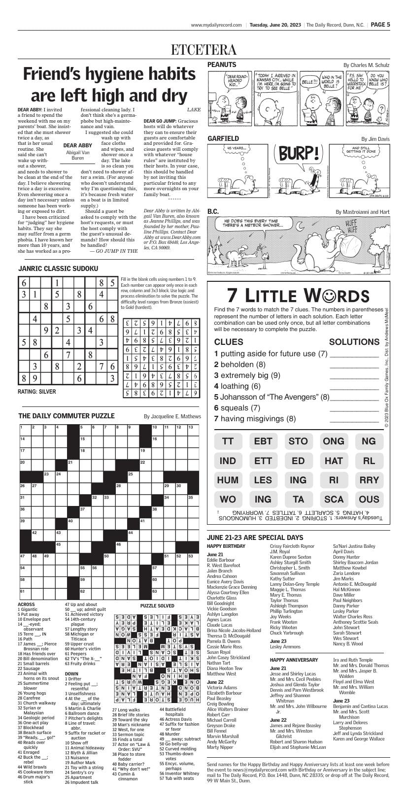 Page A004 | e-Edition | mydailyrecord.com