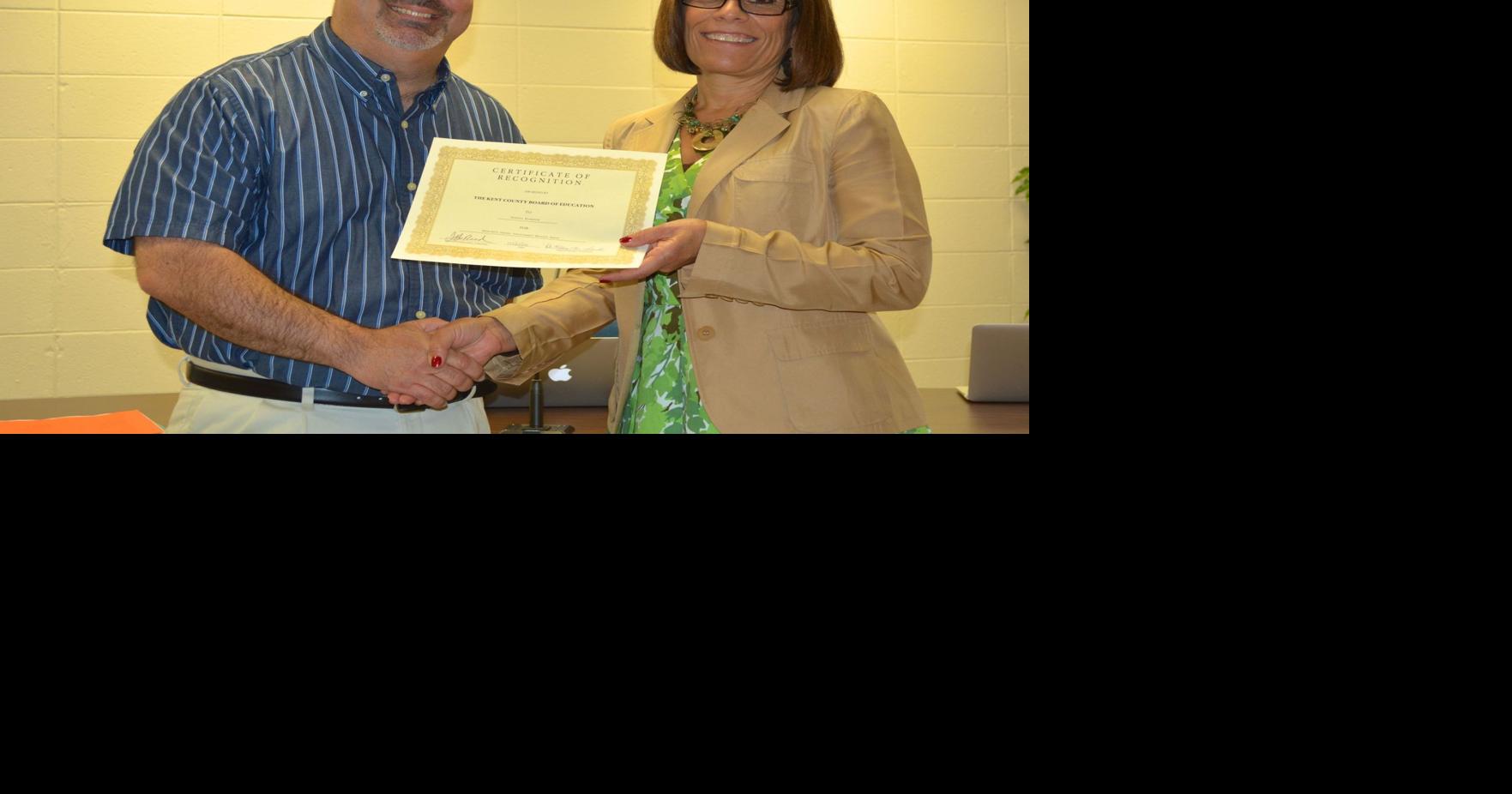 Rosanova honored by district | Kent County | myeasternshoremd.com