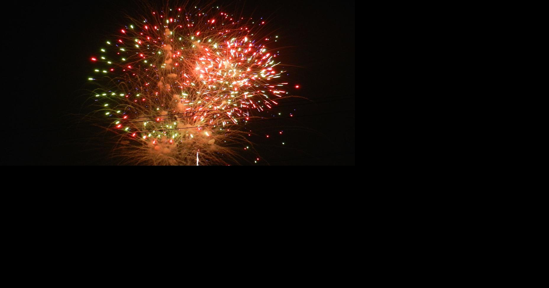 Fireworks go off after rain delay | Queen Annes County ...