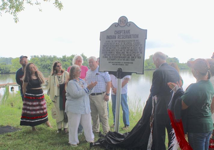 New sign honors Choptank Indian Reservation in Cambridge | News ...