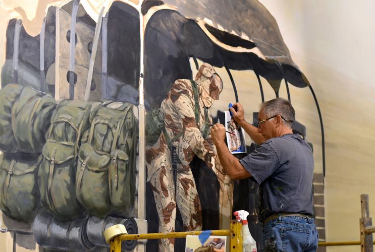 Rosato paints life-like murals immersed in Marine Corps history | News ...