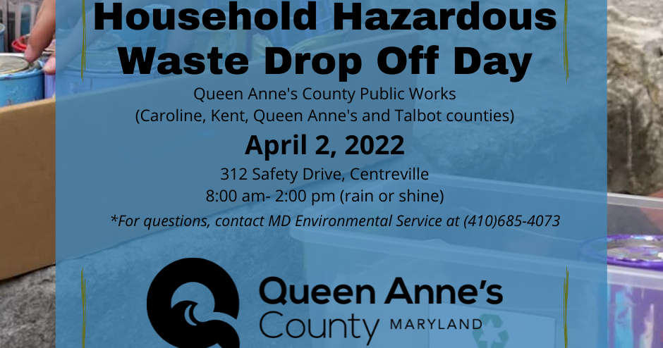 Household hazardous waste drop-off day is April 2 for Mid-Shore ...
