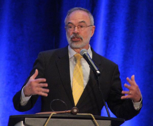 Harris speaks to Dorchester Chamber after rally calling for town hall ...