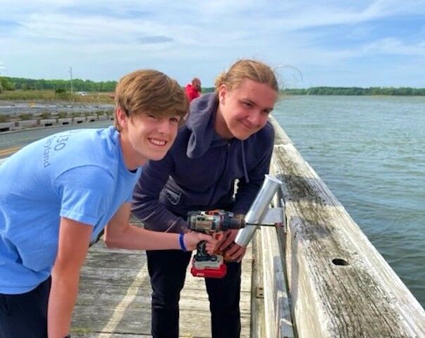 Troop 130 Scouts bring improvements to fishing at Eastern Neck Narrows ...