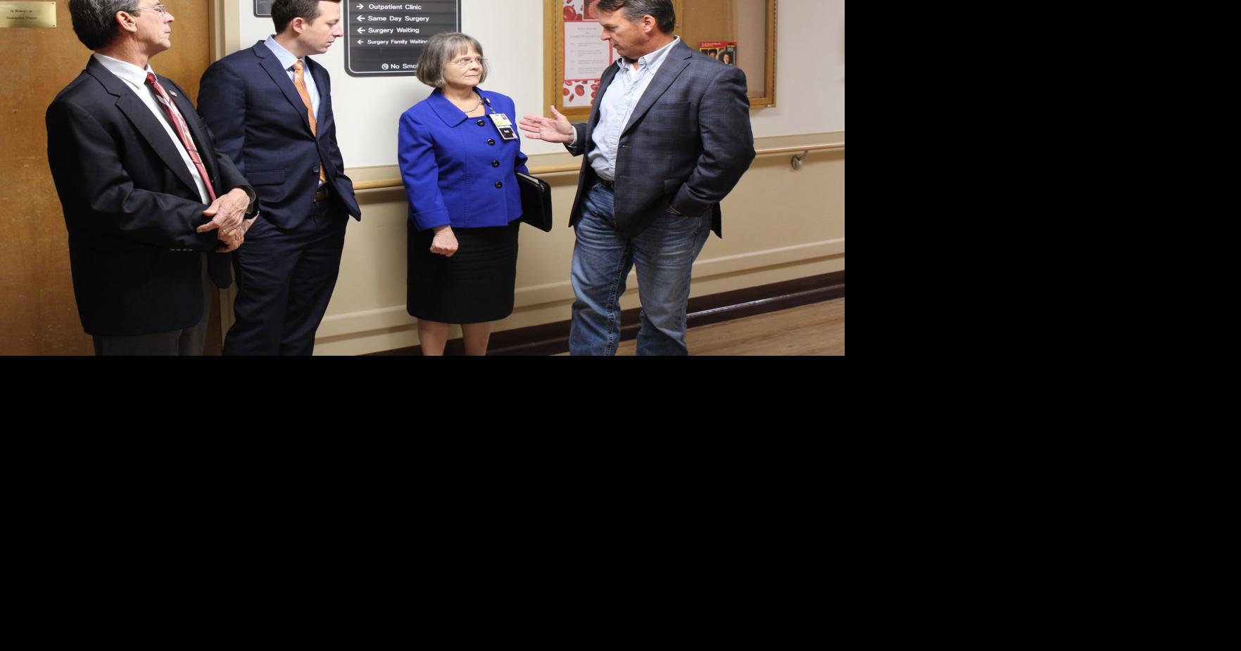 Presumptive Senate president visits Chestertown hospital | News ...